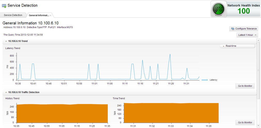 Viewing Proactive Detection Report