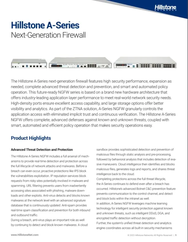 Resources Archive | Hillstone Networks