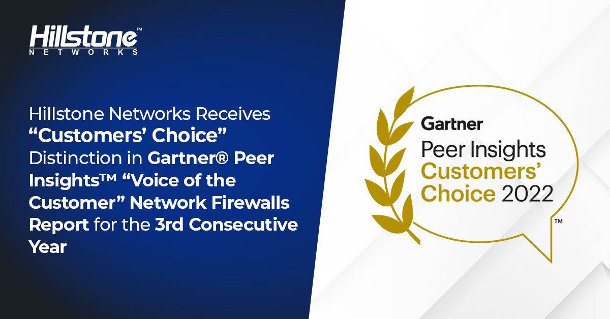 Gartner Peer Insights Customer Choice - Network Firewalls | Hillstone ...