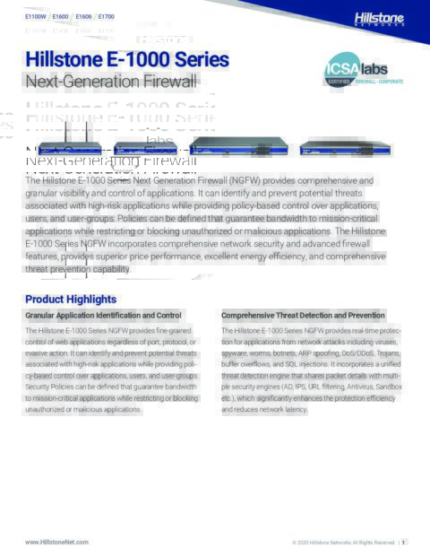 Resources Archive | Hillstone Networks