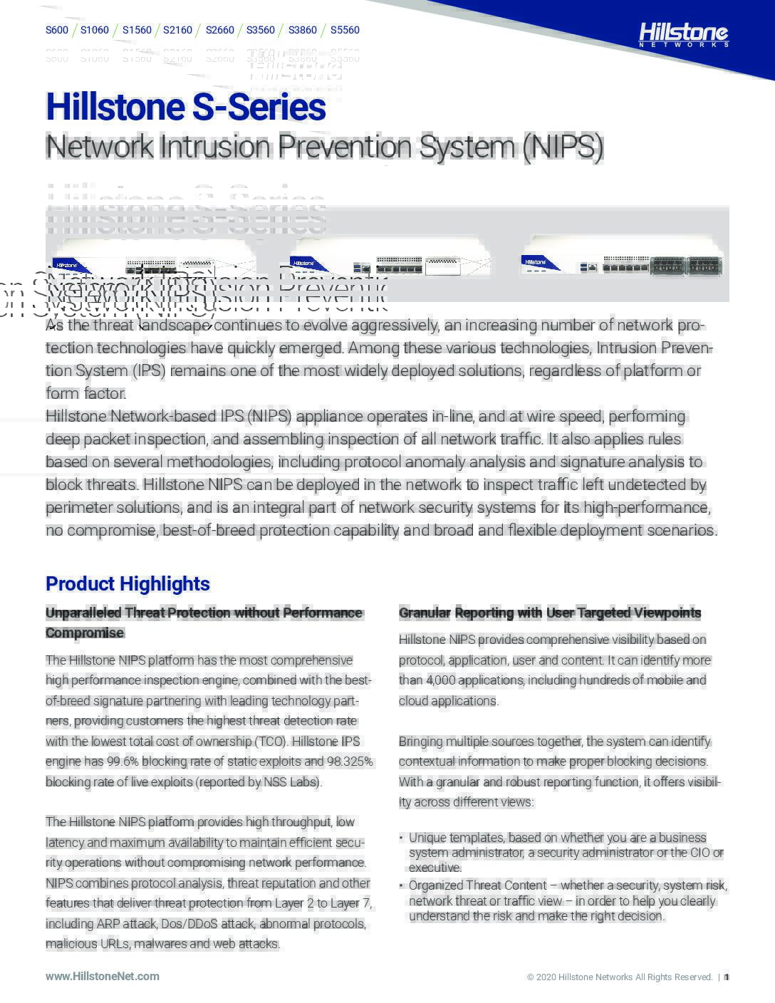 Datasheet Archives | Hillstone Networks
