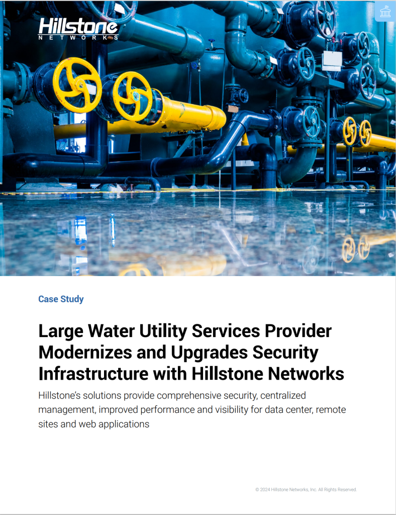 Large Water Utility Services Provider Modernizes and Upgrades Security ...